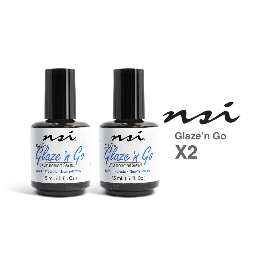 NSI - Glaze 'n Go Tack-Free UV - Gel Sealant 0.5 oz (2 Pack) — Fashion ...